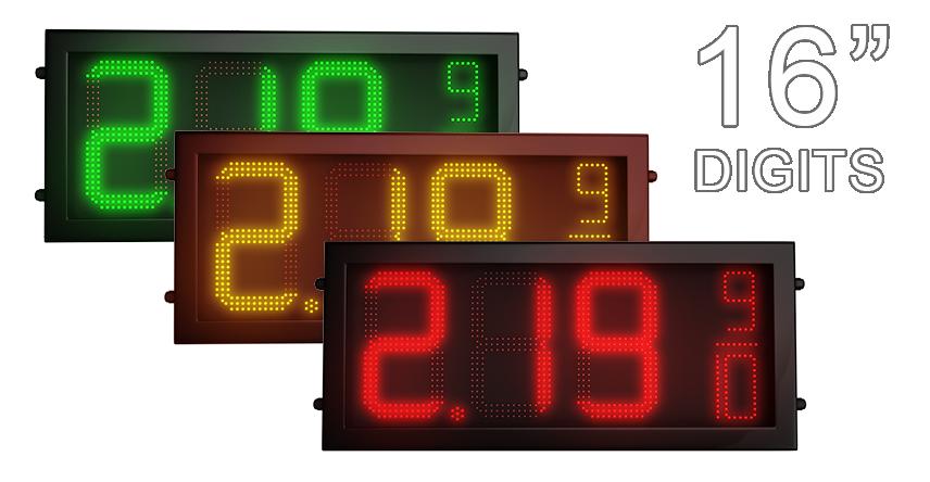 16" Digital Gas price signs – Petro LED Signs